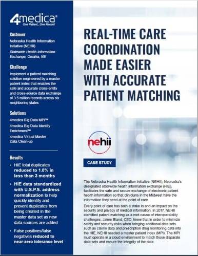 Master Patient Index Example Case Study for Nebraska's HIE (NEHII)